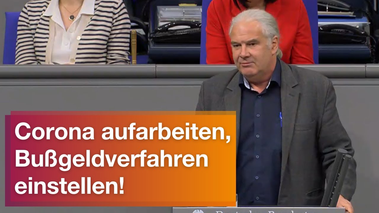 BSW im Bundestag - Corona aufarbeiten, Bußgeldverfahren einstellen ...